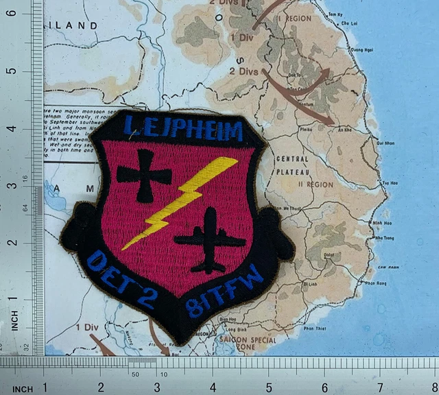 PATCH , USAF 81st Tactical Fighter Wing Detachment 2 Patch , s7 EUR 12 ...