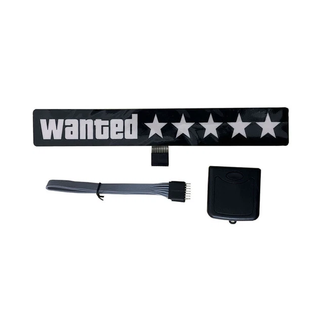 LE PARE-BRISE ÉLECTRIQUE 5Stars Wanted Car LED Ice S'Allume pour les ...