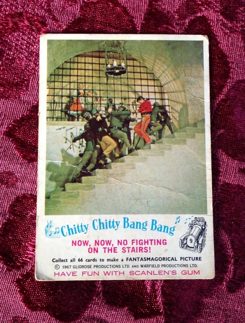 1969 SCANLENS CHITTY Chitty Bang Bang (9) Now, Now, No Fighting On The ...