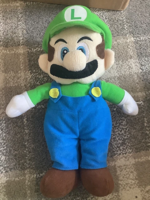RARE VINTAGE LUIGI Nintendo 2006 Gosh International Super Mario Plush £ ...