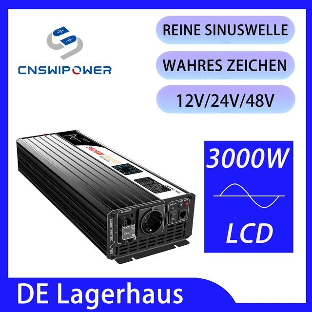 Wechselrichter 3000 Watt Reiner Sinus