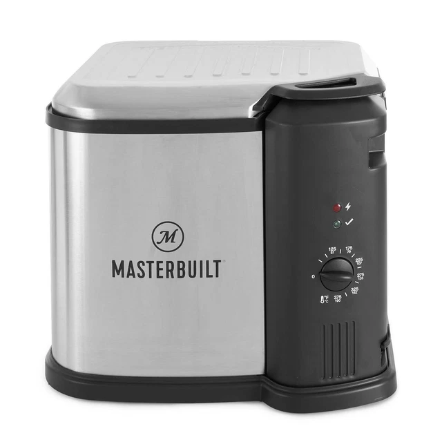 MASTERBUILT COUNTERTOP 8L Electric Turkey Deep Fryer in Silver £235.06 ...