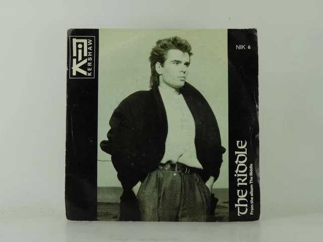 NIK KERSHAW THE RIDDLE (5) (30) 2 Track 7" Single Picture Sleeve MCA ...