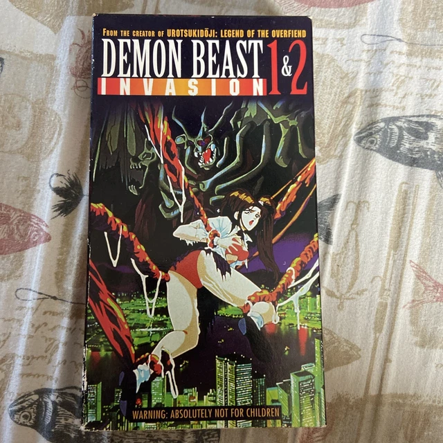 ENGLISH DUB! DEMON Beast Invasion 1-2 Rare VHS 1998 Rare $50.00 - PicClick