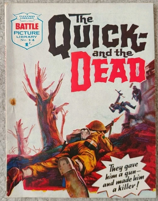 ORIGINAL 1961 BATTLE Picture Library Comic: No 14 The Quick And The ...