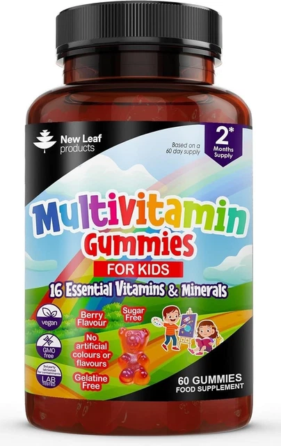 MULTIVITAMINS FOR CHILDREN Kids Sugar Free Multivitamin Gummies Two ...