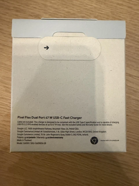 GOOGLE PIXEL FLEX Dual Port 67 W USB-C Fast Charger NEW & SEALED £1.16 ...