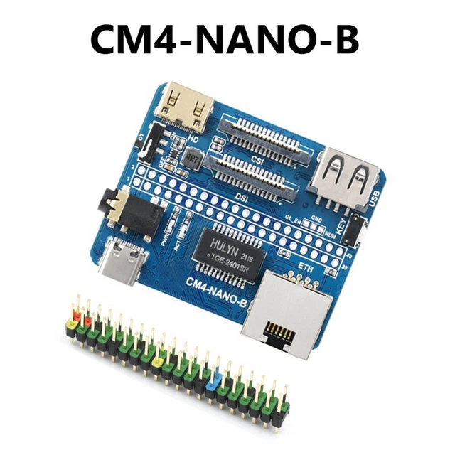 FOR CM4 B Expansion Board Gigabit RJ45 Port 4K 30fps 40PIN GPIO for ...
