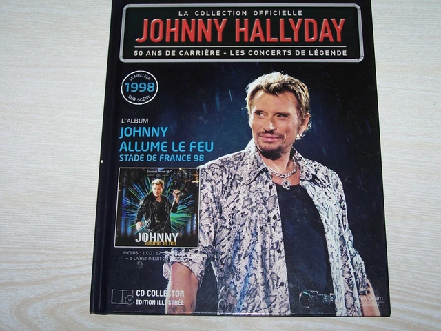 JOHNNY HALLYDAY : Johnny allume le feu - Stade de France 98 (livre ...