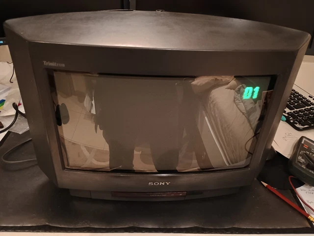 SONY KV-16WT1 ANALOG TV Trinitron Color Farbe Retro Gaming Monitor ...