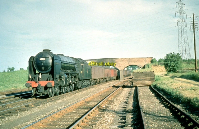 DUPLICATE 35MM SLIDE LNER A2 Class 4-6-2 60523 SUN CASTLE at Wymondley ...