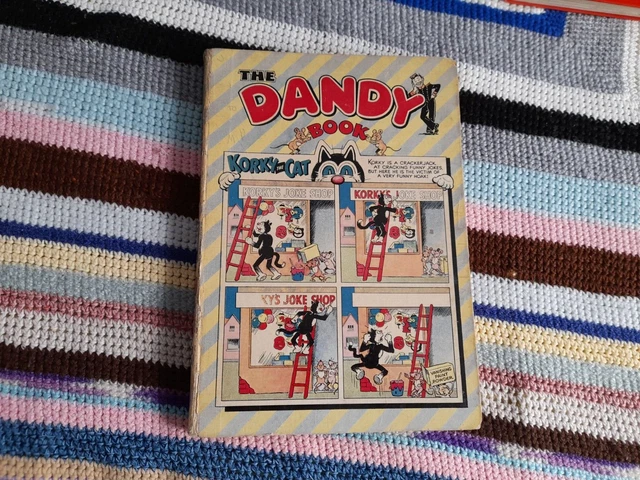 THE DANDY BOOK 1956 Annual Illustrated Hardback DC Thomson Box 185 EUR ...