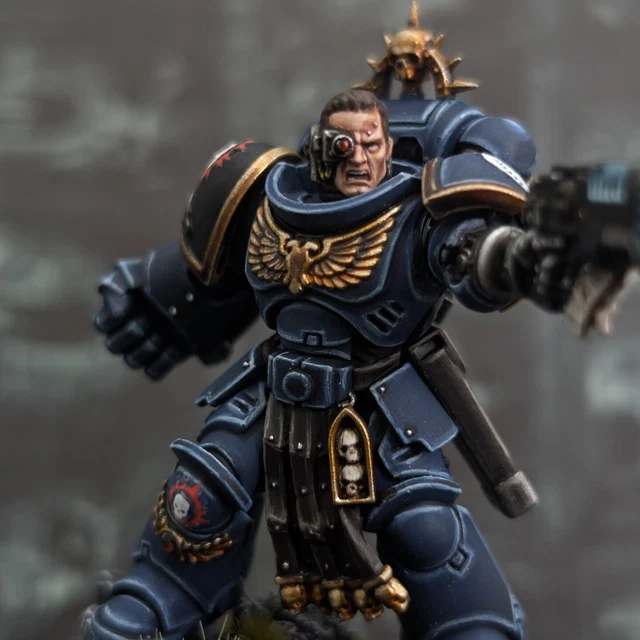 SPACE MARINE PRIMARIS Captain Ultramarines Custom £189.00 - PicClick UK