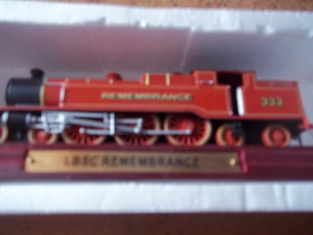 LBSC REMEMBRANCE 333 Model Locomotive on wood base / plinth VGC Train £ ...