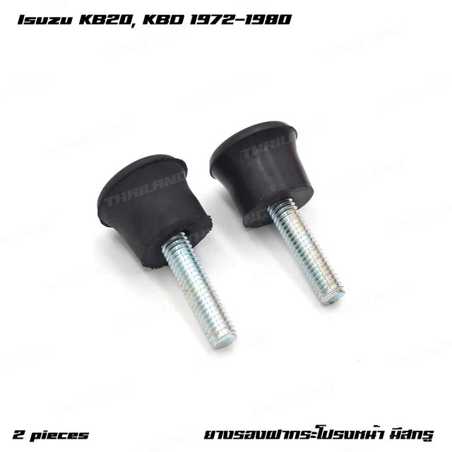FRONT ADJUSTABLE HOOD Bumper Bonnet Rubber For Isuzu KB KB20 KBD 1972 ...