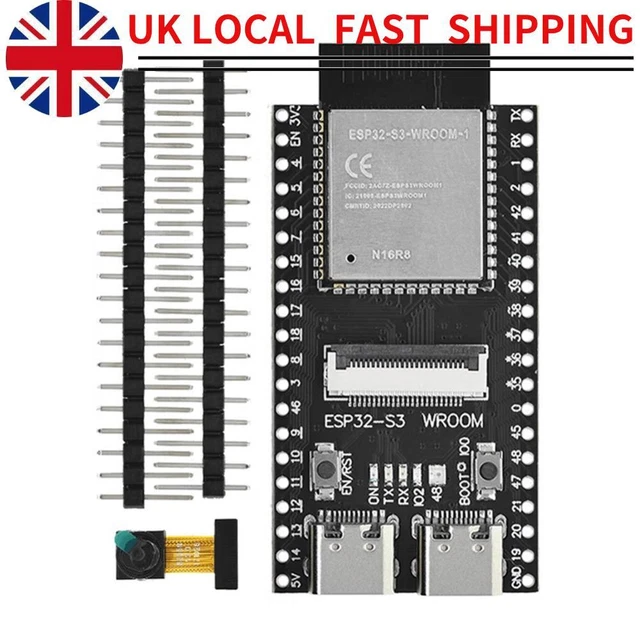 ESP32-S3-WROOM CAM BOARD Python C Code Detailed Tutorial with OV2640 Camera £12.40 - PicClick UK