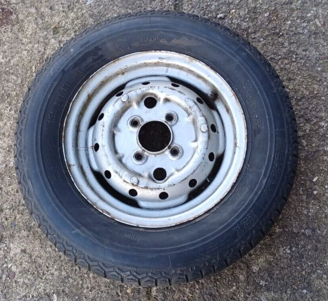 AUSTIN HEALEY FROGEYE Sprite Steel Wheel and Michelin Tyre, 13", Parts ...