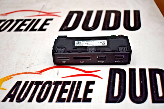 ORIGINALE AUDI A6 A7 4K A8 4N E-tron 4KE USB porta SIM scheda SD ...
