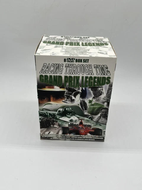 RACING THROUGH TIME Grand Prix Legends 8 DVD Box Set F1 Formula 1 ...