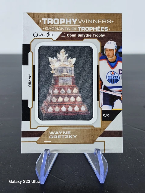 2023-24 O-PEE-CHEE HOCKEY Wayne Gretzky Trophy Winners Patch Oilers SP ...