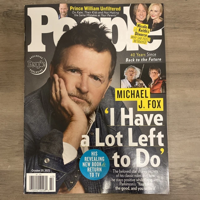 PEOPLE MAGAZINE OCTOBER 20, 2025 Michael J. Fox $11.99 - PicClick CA