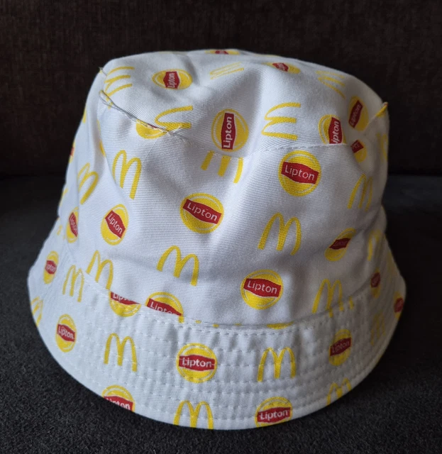 MC DONALDS LIPTON Bucket Hat Cap Mütze Sonnenhut Anglerhut Hut ...