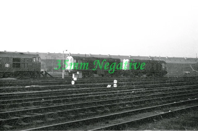 BRITISH RAIL DIESEL LOCOMOTIVE 20209 DONCASTER 35mm NEGATIVE+COPYRIGHT ...