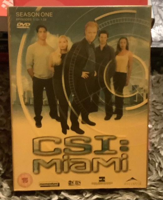 CSI:MIAMI SEASON ONE Dvd In Lenticular Case EUR 4,21 - PicClick IT