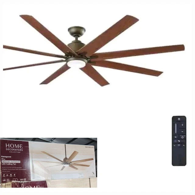 Anderson 22 In Indoor Outdoor Espresso Bronze Ceiling Fan | Shelly Lighting