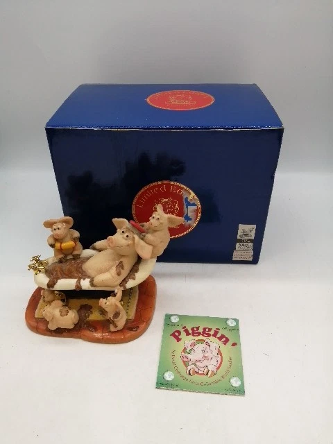 PIGGIN BATHTIME BY David Corbridge in Box 1203/3999 (#H1/22) £12.99 ...