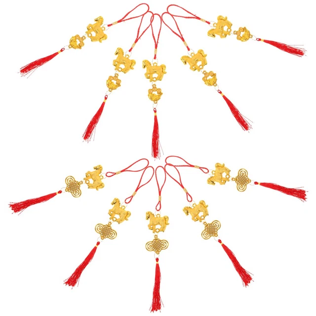 10PCS CHINESE NEW Year Decorations: 2026 Chinese New Year Red £13.28 ...