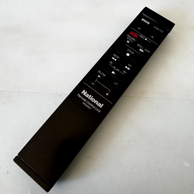 GENUINE NATIONAL PANASONIC VEQ0507 Remote Control for VHS VCR TV Player ...