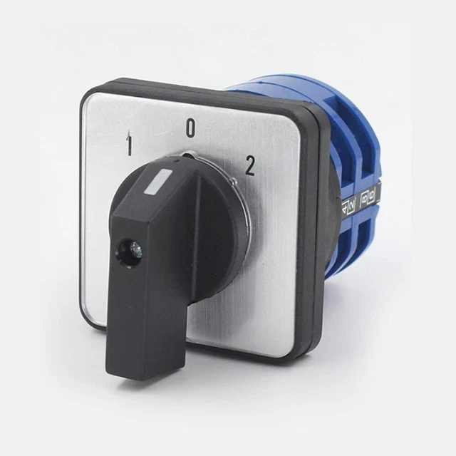 UNIVERSAL ROTARY CAM Selector Changeover Switch 3-Positions 8-Screw ...