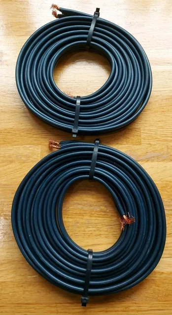 2 X 4 Metre Cable Talk 3 Speaker Audio HiFi Audiophile Used Good Cond ...