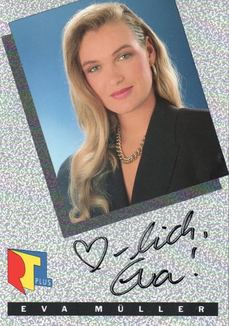 AUTOGRAMM - EVA Müller (alte RTL-Karte) EUR 1,95 - PicClick DE