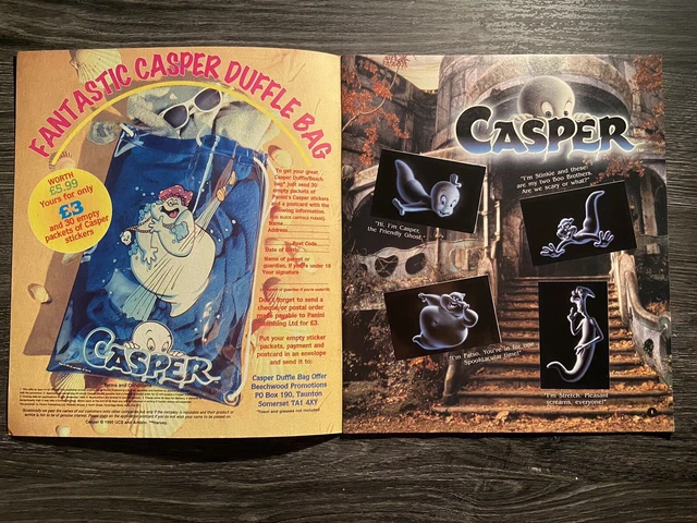 PANINI - CASPER Sticker Album (1995) 100% Complete Vintage £34.99 ...