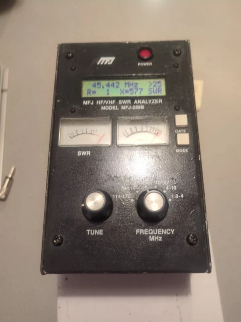 MFJ HF VHF SWR Antenna Analyser Model MFJ-259B Good Order £112.08 ...