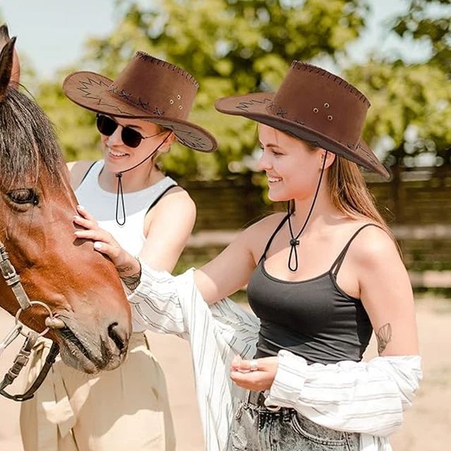 TEXAN COWBOY HAT Western Movie Fancy Dress Costume West Rodeo outdoor ...