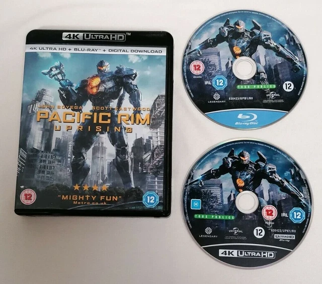BLU-RAY 4K - Pacific Rim Uprising Blu-Ray 4K Ultra HD John Boyega Scott Eastwood £12.00 ...