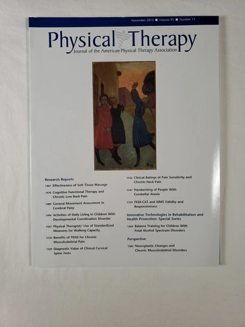 PHYSICAL THERAPY JOURNAL of American PT Assoc Nov 2015 Vol 95 #11 Tissu ...