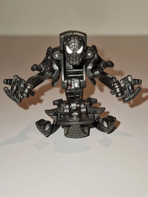 BAKUGAN MARVEL SPIDERMAN Symbiote Suit Venom Spider-Man Rare Highly ...