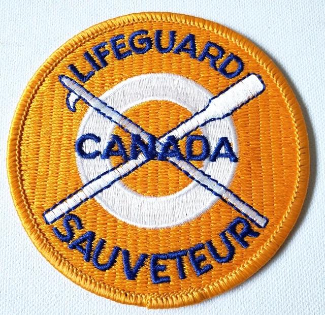 VINTAGE PATCH LIFEGUARD CANADA SAUVETEUR Emergency Rescue $7.00 ...