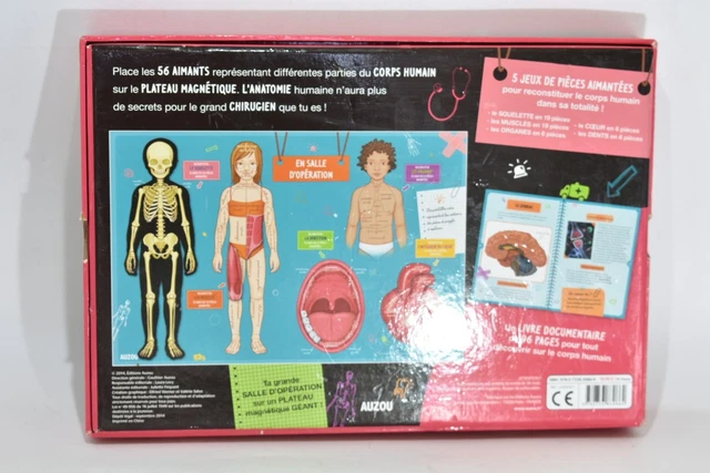 MON CORPS HUMAIN a reconstituer Edition Auzou jeu de société jeux livre ...