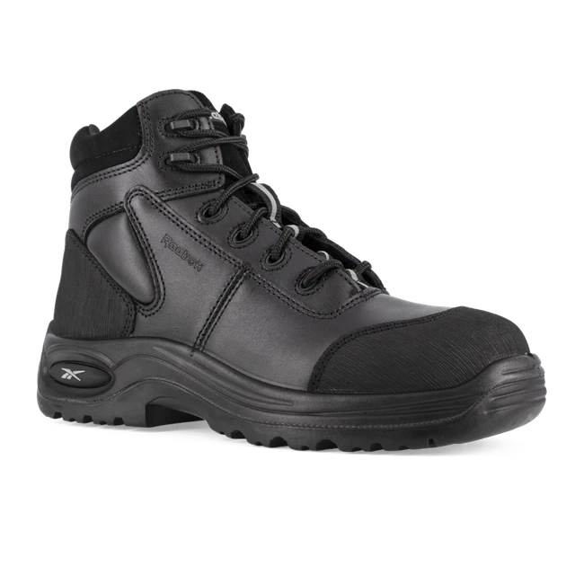 REEBOK WORK WOMEN'S 6" Trainex Composite Toe Sport Work Boot Black ...