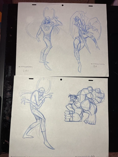 HULK VS. THOR Marvel Animation concept art Character Design MARVEL Loki ...
