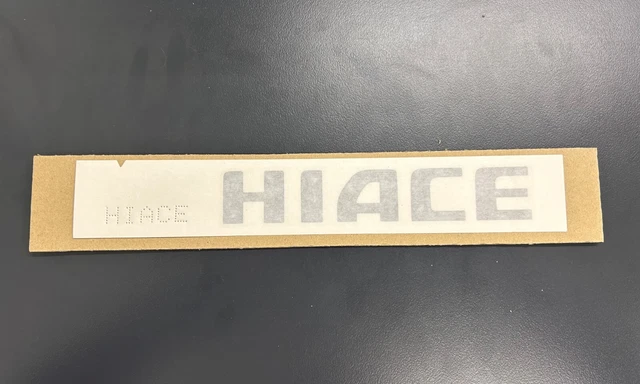 TOYOTA GENUINE HIACE Decal - Hiace 2004-2013 $40.00 - PicClick AU