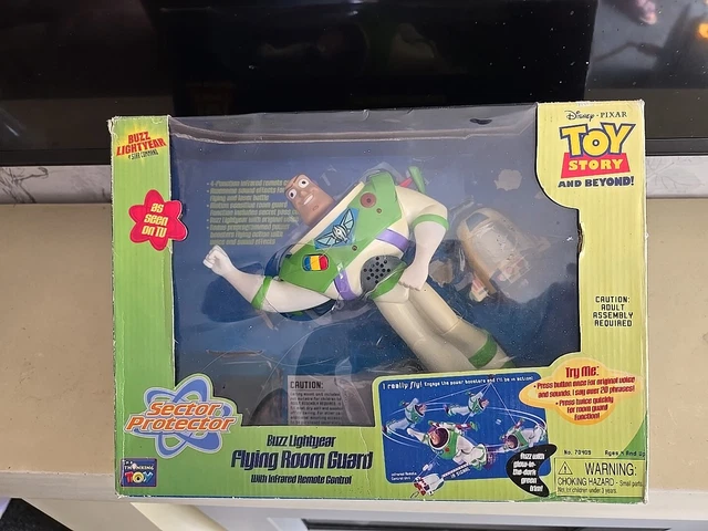NEW VINTAGE THINKWAY Toy Disney Toy Story Buzz Lightyear Flying Room ...
