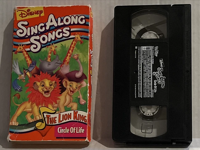 DISNEY SING ALONG Songs VHS The Lion King Circle of Life EUR 6,35 ...