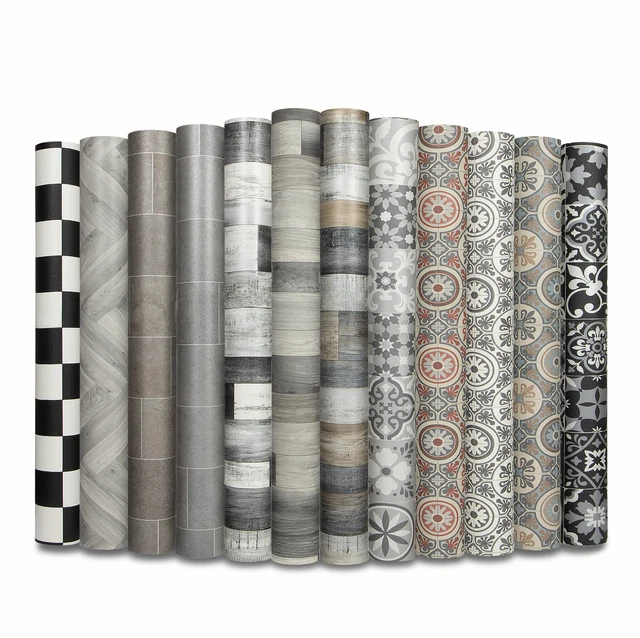 PVC BODENBELAG VINYLBODEN CV Belag Plaza in Holz-Optik Meterware 4 ...