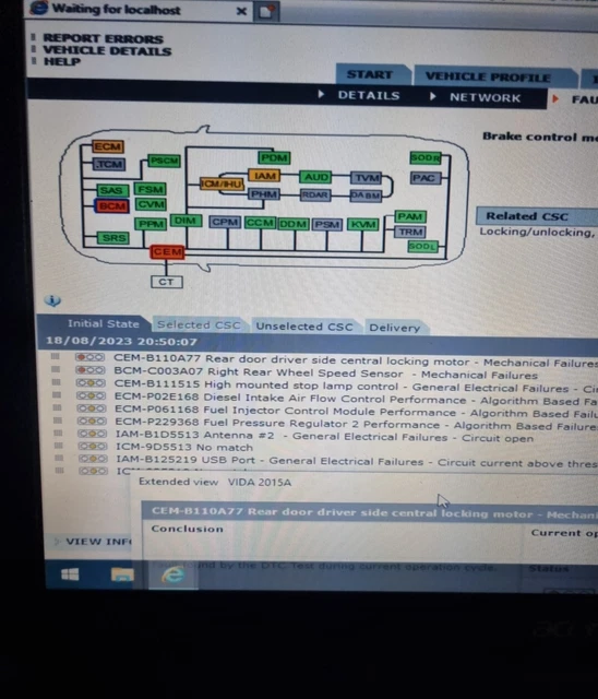 VOLVO VIDA DICE Diagnostics Touchscreen Laptop And Obd2 Interface ...